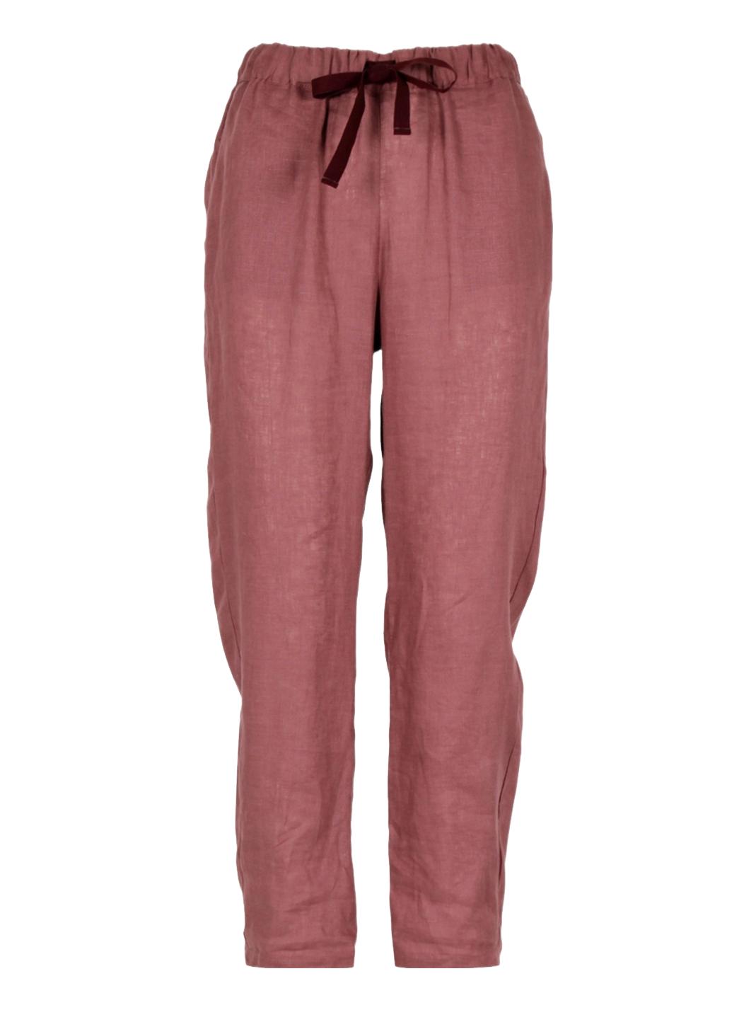 SEMICOUTURE Semicouture Linen Carrot-Leg Trousers